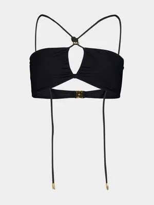 VIX PAULA HERMANNY Matte Gal Isa Bikini Top - Black
