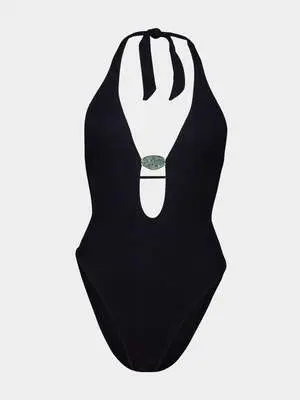 VIX PAULA HERMANNY Firenze Petra Babi One Piece Swimsuit - Black