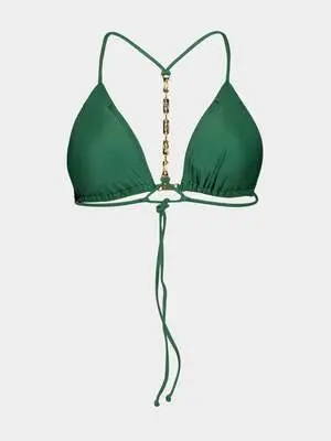 VIX PAULA HERMANNY Matte Mage T Back Tri Top - Green