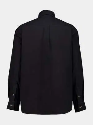 LEMAIRE Crepe Cotton Studded Shirt
