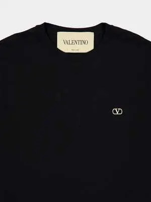 Valentino Garavani Cotton Regular Fit T-shirt - Black