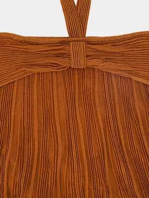 Zimmermann Indra Halter Maxi Dress - Brown