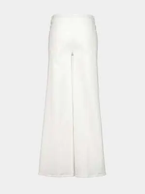 MOTHER Twister Sneak Jeans - White