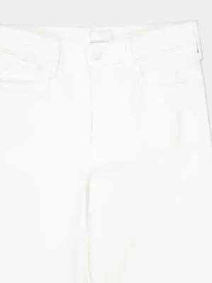 MOTHER Twister Sneak Jeans - White