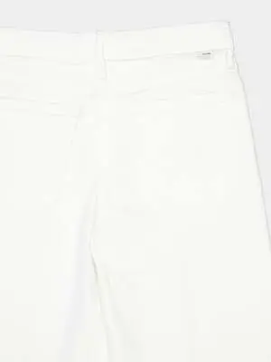 MOTHER Twister Sneak Jeans - White