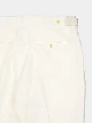 TOM FORD Off- Silk And Linen Tailored Trousers