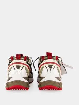 Off-White Be Right Back" Sneakers - Red