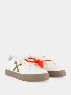 Off-White Vulcanized Low Leather Sneakers