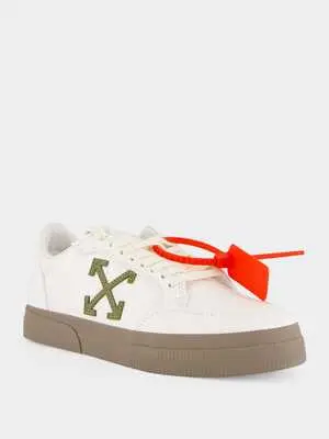 Off-White Vulcanized Low Leather Sneakers - Multicolour