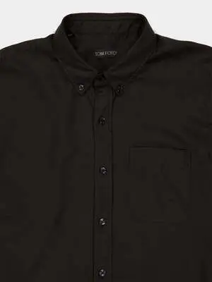 TOM FORD Slim-fit Lyocell Shirt - Black