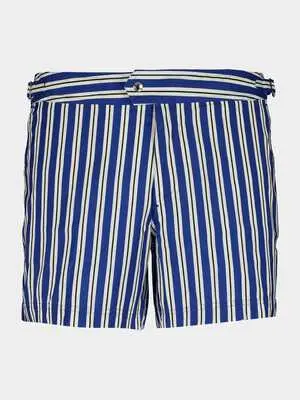 TOM FORD Striped Swim Shorts - Blue