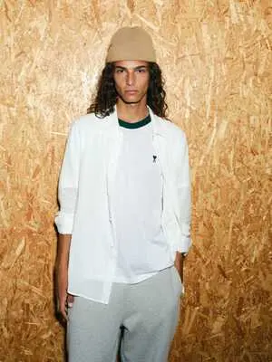 AMI Paris And Green De Coeur Cotton T-shirt - White