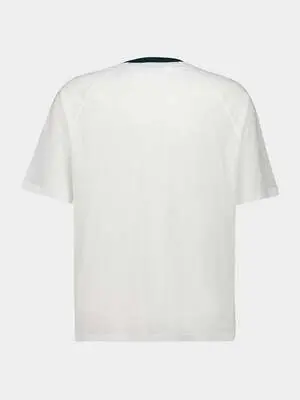 AMI Paris And Green De Coeur Cotton T-shirt - White