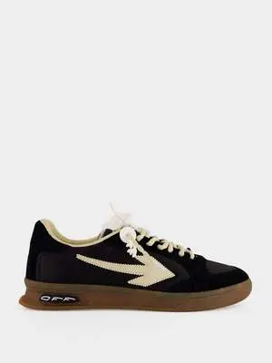 Off-white Textured Shoes For Men