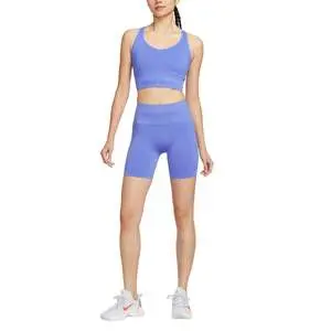 Nike Pro Seamless Dri-fit High-waisted Cycling Shorts - Sapphire