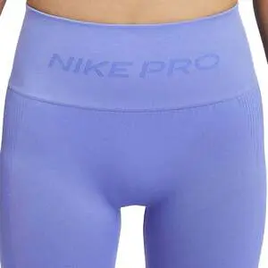 Nike Pro Seamless Dri-fit High-waisted Cycling Shorts - Sapphire