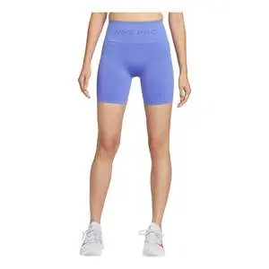 Nike Pro Seamless Dri-fit High-waisted Cycling Shorts - Sapphire