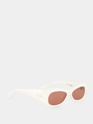 PORT TANGER Oval Acetate Sunglasses