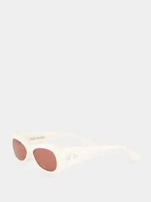 PORT TANGER Oval Acetate Sunglasses
