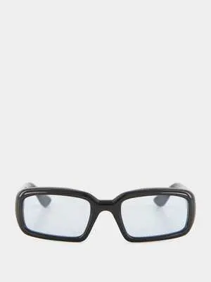 PORT TANGER Mektoub Rectangular Sunglasses - Blue