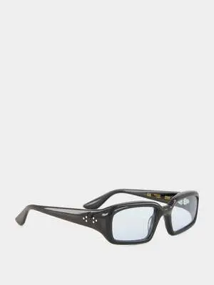 PORT TANGER Mektoub Rectangular Sunglasses - Blue