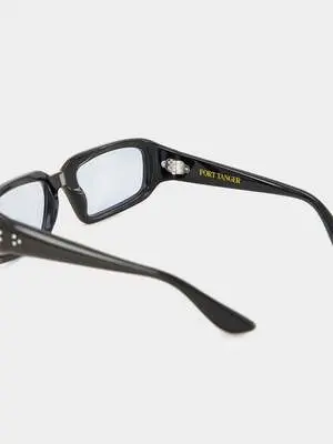 PORT TANGER Mektoub Rectangular Sunglasses - Blue
