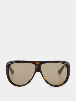 PORT TANGER Aviator Sunglasses - Brown