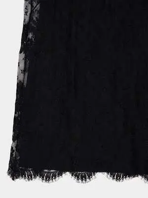 Dolce & Gabbana High Neck Lace Mini Dress