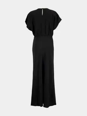 Matteau Bias Midi Tee Dress In Silk Crepe De Chine