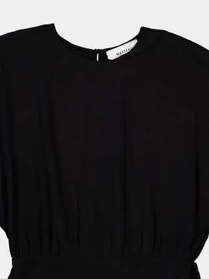 Matteau Bias Midi Tee Dress In Silk Crepe De Chine