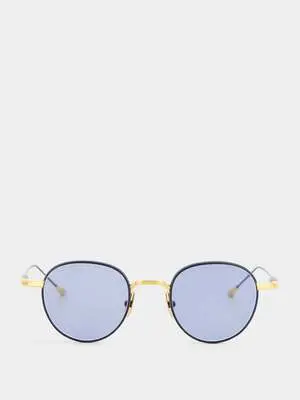 LUNETTERIE GÉNÉRALE Round Frame Sunglasses - Blue
