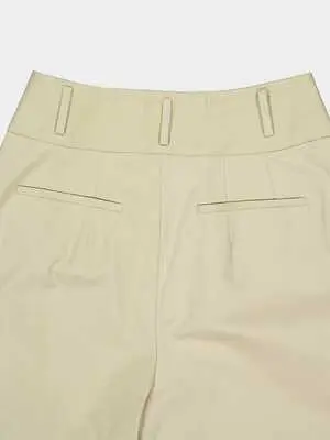 Altuzarra Wilson Wide-leg Cotton Trousers In Sapling - Beige