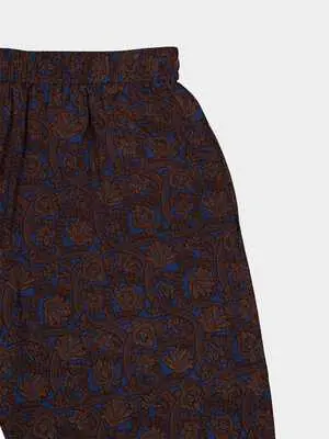 Matteau Marrakesh Silk Casual Trousers - Brown