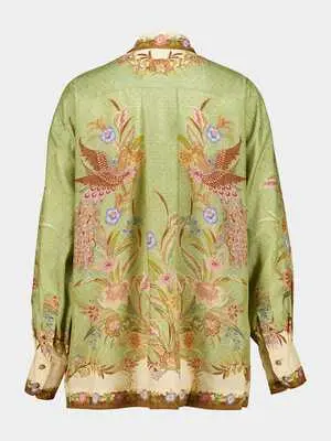 Zimmermann Indra Relaxed Shirt - Green