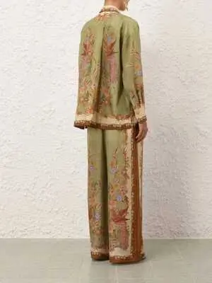 Zimmermann Indra Relaxed Shirt - Green