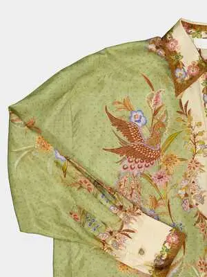 Zimmermann Indra Relaxed Shirt - Green