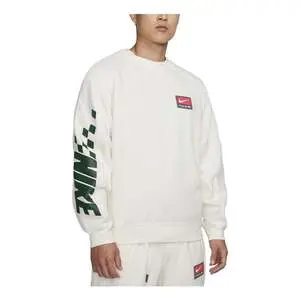 Nike Graphic Fleece Crewneck Sweatshirt - White
