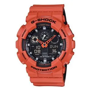 Casio G-Shock Analog-Digital Watch Orange