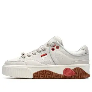 FILA FUSION White Red Sneakers - White/red