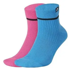 Nike Snkr Sox Ankle Socks 2 Pairs - Multi-color