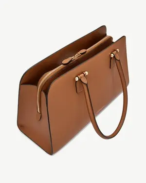 Strathberry Georgia Maxi Satchel - Brown