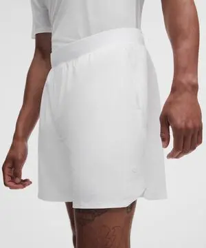 Lululemon Textured Swift Tennis Shorts 7 - White/white