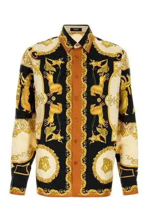 Versace Printed Silk Shirt - Multicolor