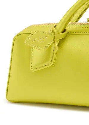 Alaïa Le Teckel Satin Clutch - Lime