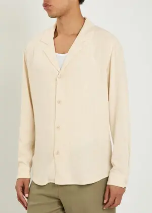 RAITH Cami Rayon-blend Shirt - Beige
