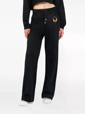 Roberto Cavalli Logo Plaque Drawstring Track Pants