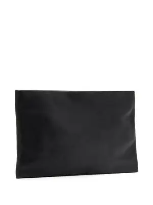 ALLSAINTS Bettina Logo-debossed Leather Clutch Bag