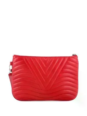 LOUIS VUITTON New Wave Zipped Pochette Quilted Leather Pouch