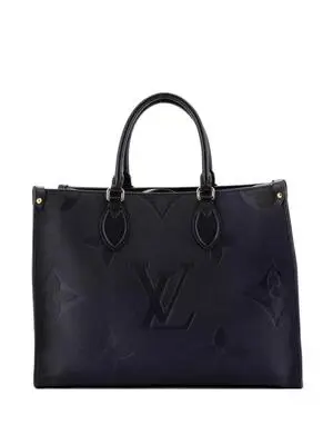 LOUIS VUITTON Onthego Monogram Empreinte Giant Mm Tote Bag - Black
