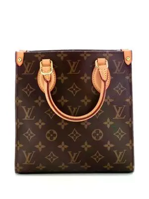 LOUIS VUITTON Sac Plat Nm Monogram Canvas Bag